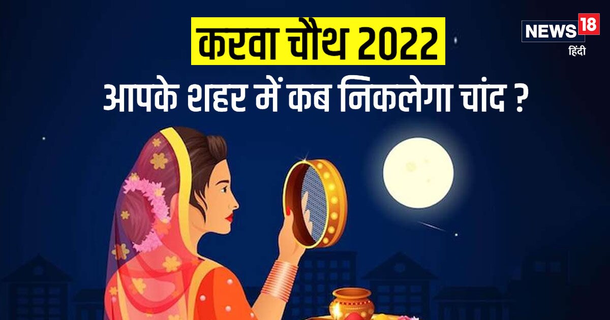 Karwa Chauth, Moonrise Timing Today: देखें दिल्ली, नोएडा, पटना, जयपुर ...