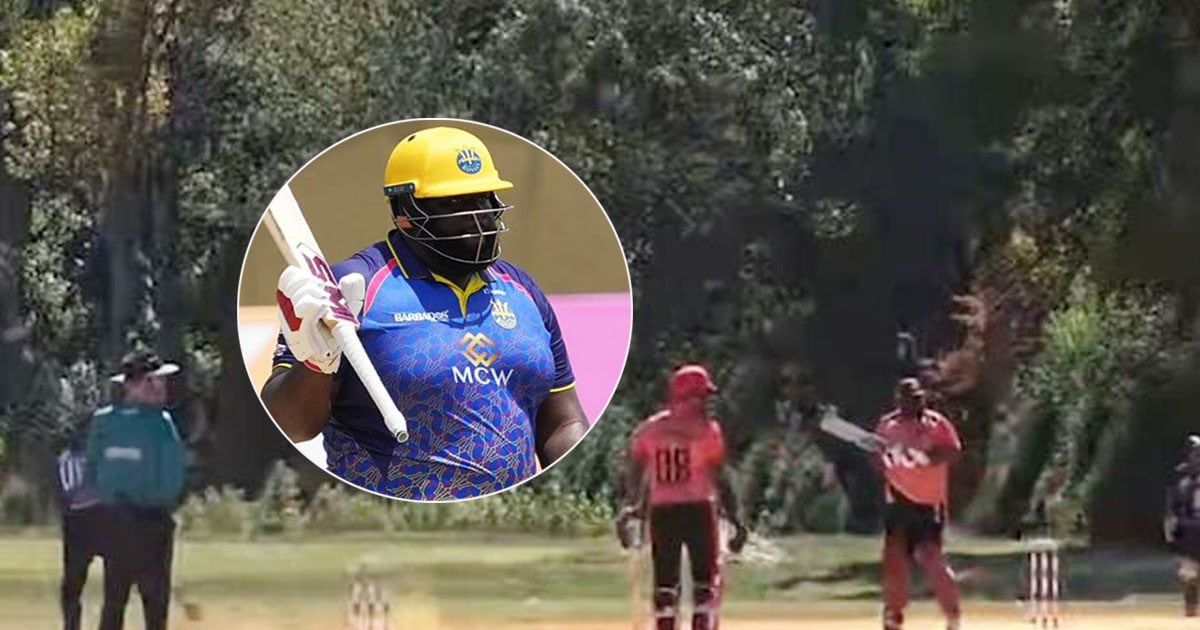 VIDEO: 140 किलो के बल्लेबाज ने मचाया तहलका, T20 में 77 गेदों में जड़ ...