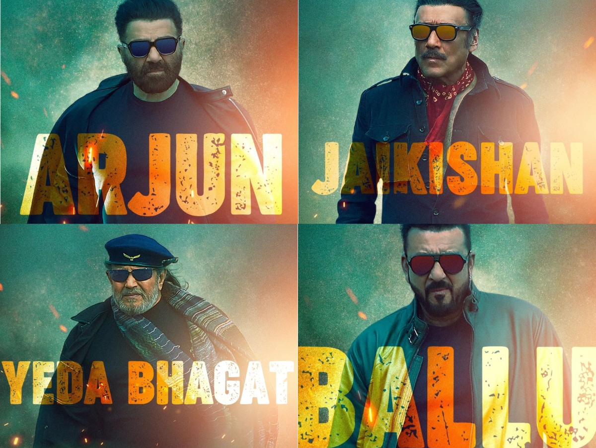 Baap Of All Films से सनी, संजय, मिथुन और जैकी के किरदार का हुआ खुलासा, दमदार पोस्टर चर्चे में ...