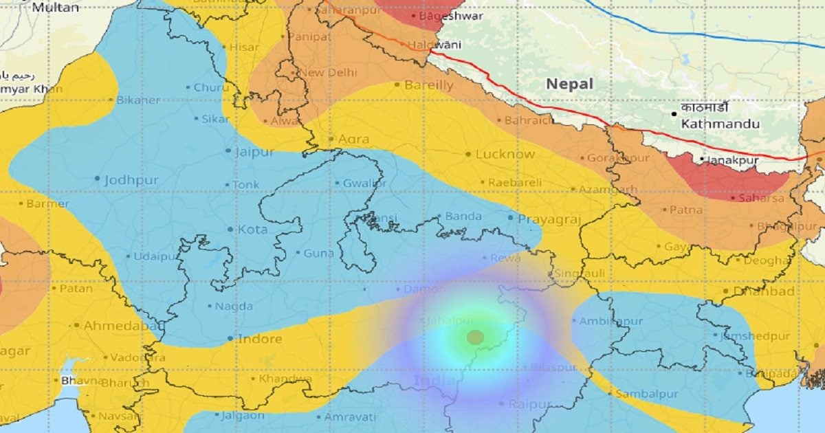 एमपी में जबलपुर सहित 4 जिलों में भूकंप के झटके, 4.3 की तीव्रता के साथ ...