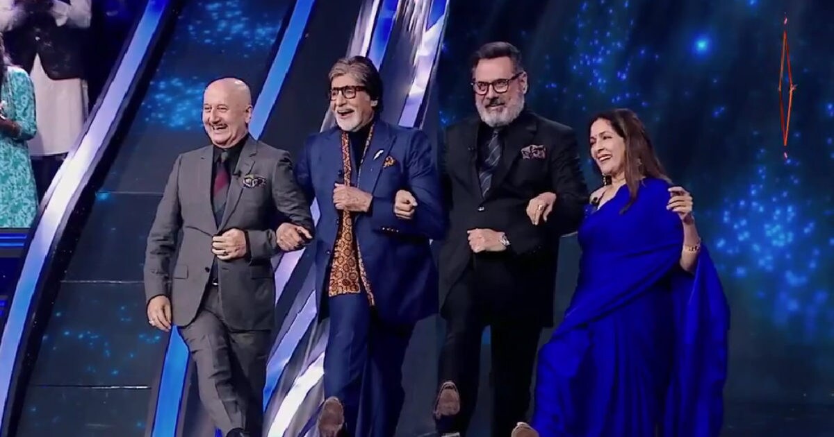 KBC 14: नीना गुप्ता के एक सवाल से हैरान हुए अमिताभ बच्चन, सोच में पड़े अनुपम खेर और बोमन ईरानी ...