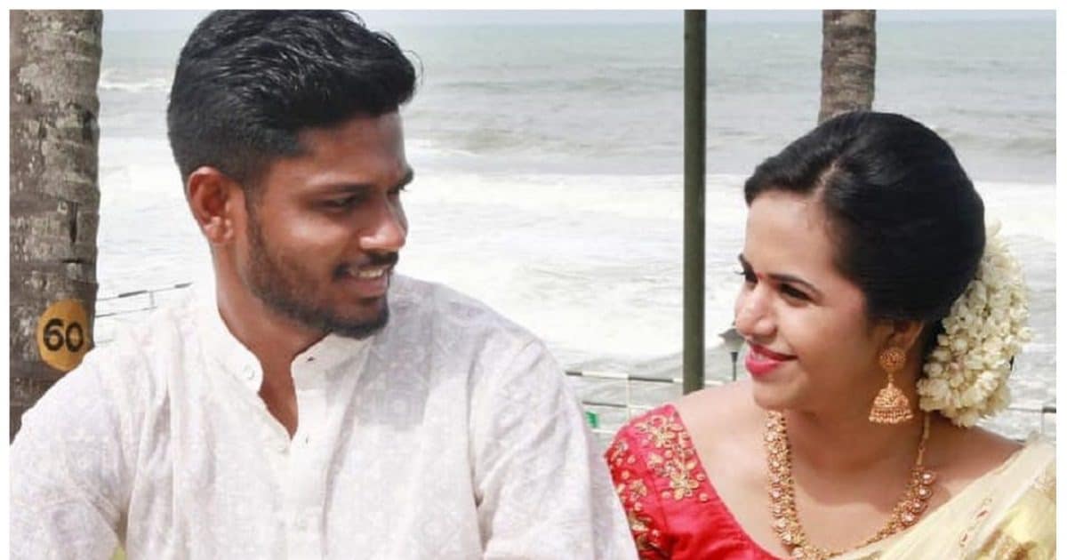 संजू सैमसन की लव स्टोरी शुरू हुई थी फेसबुक से, जानते हैं किसने भेजी थी ...