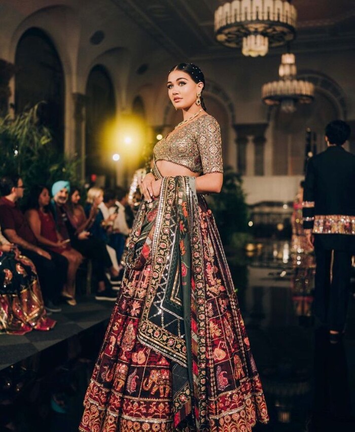 PICS: क्यों चर्चा में हैं पाकिस्तानी मॉडल अनीसा शेख? लहंगे के इंडिया ...