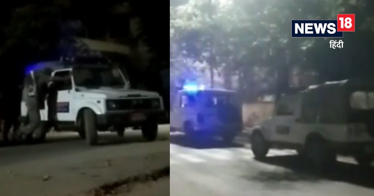 Viral Video : बिहार पुलिस बेहाल! ड्यूटी पर गाड़ी को धक्का लगाते दिखे ...