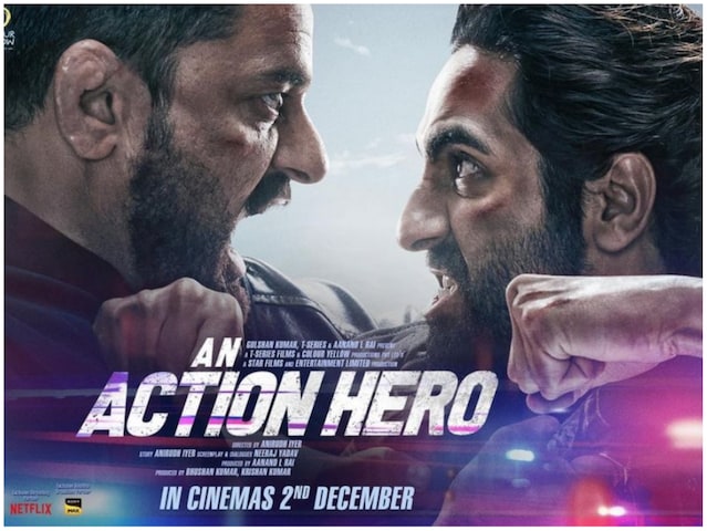 An Action Hero Movie Review: जैसा नाम वैसा काम है 'एन एक्शन हीरो ...