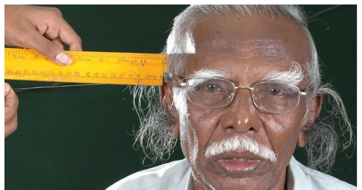 इस शख्स के हैं सबसे लंबे कान के बाल, बन गया वर्ल्ड रिकॉर्ड - guinness ...