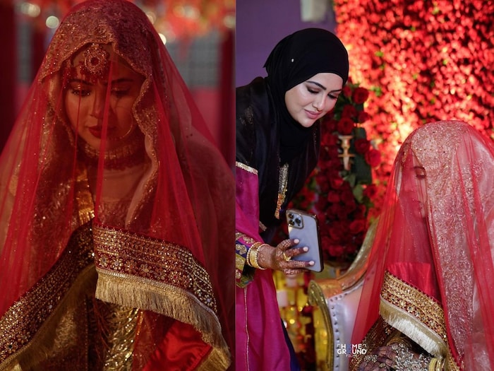 Sahar Afsha Wedding: हाथ में मेहंदी, लाल जोड़ा, सामने आई शोबिज छोड़ने वाली सहर आफशा की वेडिंग ...