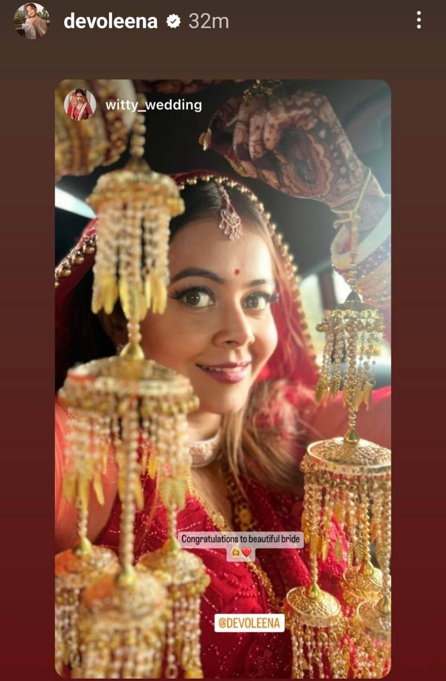 Devoleena Bhattacharjee Marriage: मास्‍क लगाकर दुल्‍हन बनीं देवोलीना ...