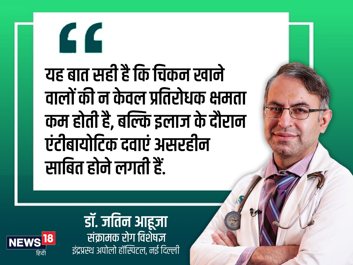 Health Tips: क्‍या 'चिकन' खाने वालों पर जल्‍द असर नहीं करती एंटीबायोटिक ...