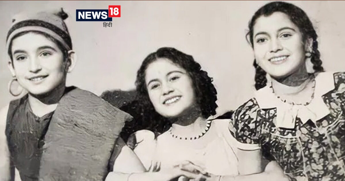 कानों में कुंडल पहने लड़का रहा है अपने जमाने सुपरस्टार, अब पोते-पोतियां ...