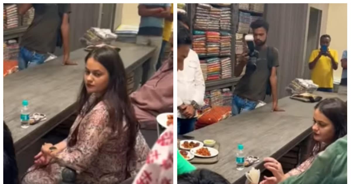 IAS Tina Dabi: साड़ी के शोरूम में पहुंचीं IAS टीना डाबी, चाय-नाश्ते के ...
