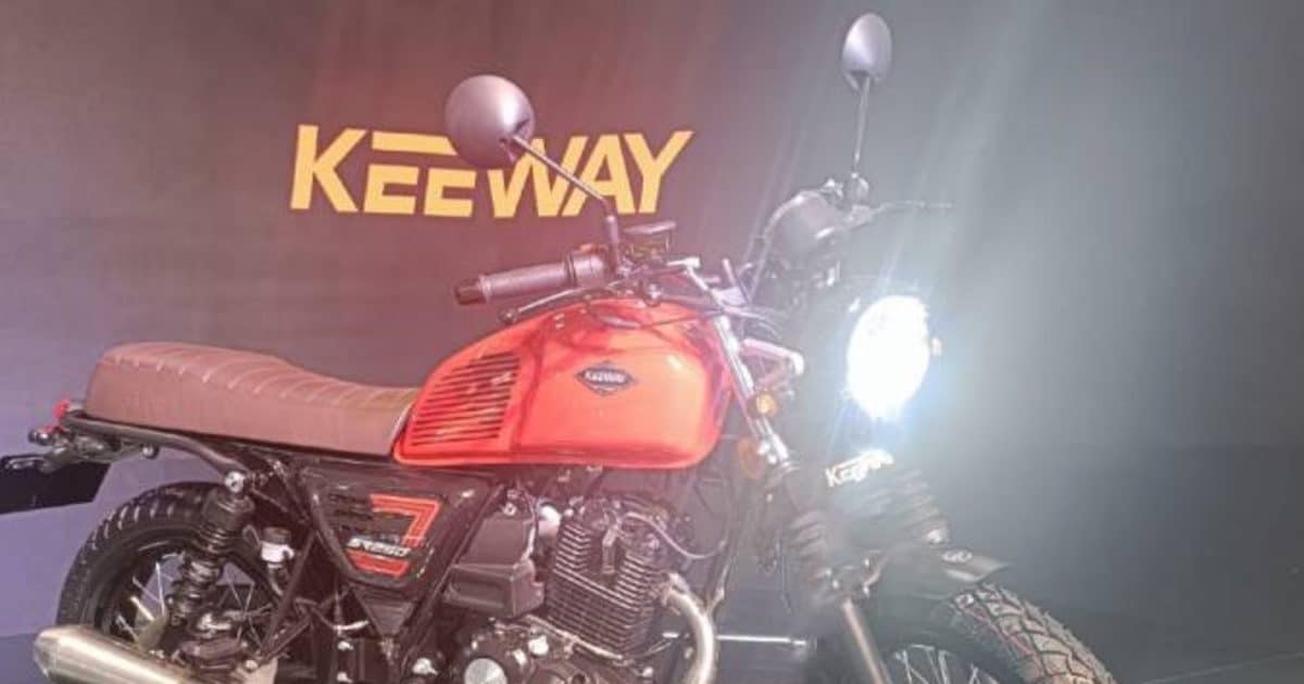 Auto Expo में छाया Keeway SR250 का रेट्रो लुक, RE Hunter 350 के लिए ...