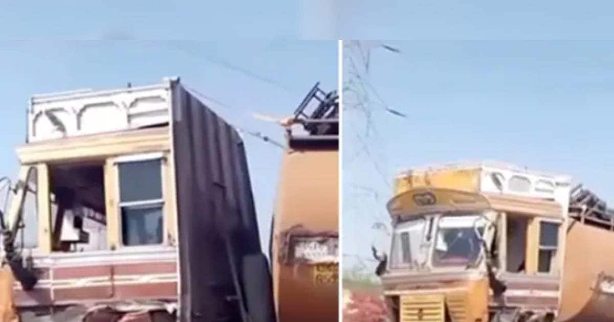 ड्राइवर ने बिना पहिये के दौड़ा दी ट्रक, Video देख घबराई जनता, लोग बोले ...