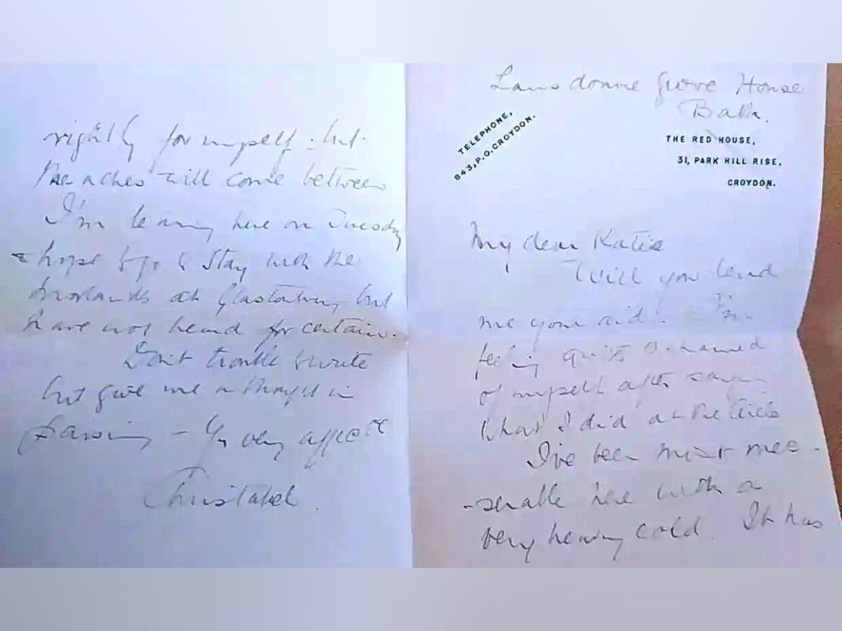 100 year old lost letter arrive london address letter reach destination ...