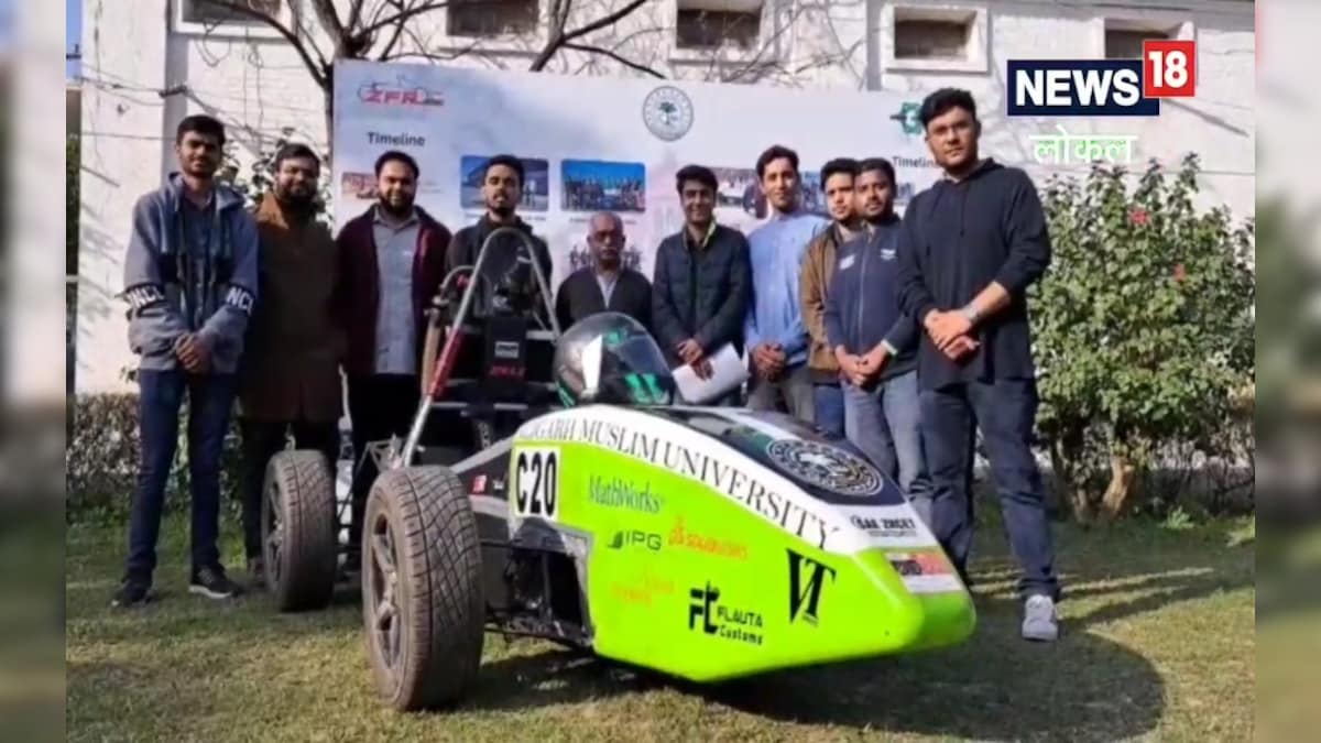 Formula racing car made by aligarh muslim university won the second ...