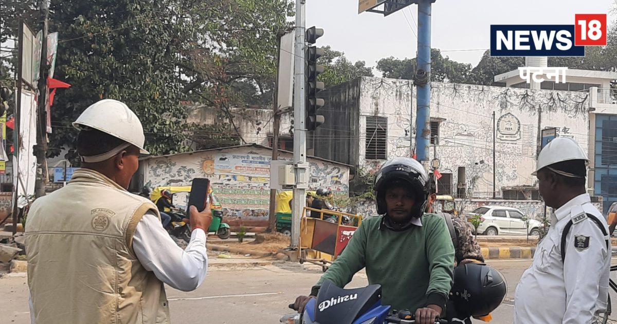 Patna the photo taken by the traffic police will leave your pocket ...