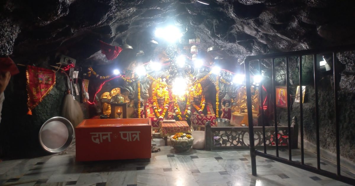 Vaishno devi look a like temple in haridwar for which devi mata came in ...