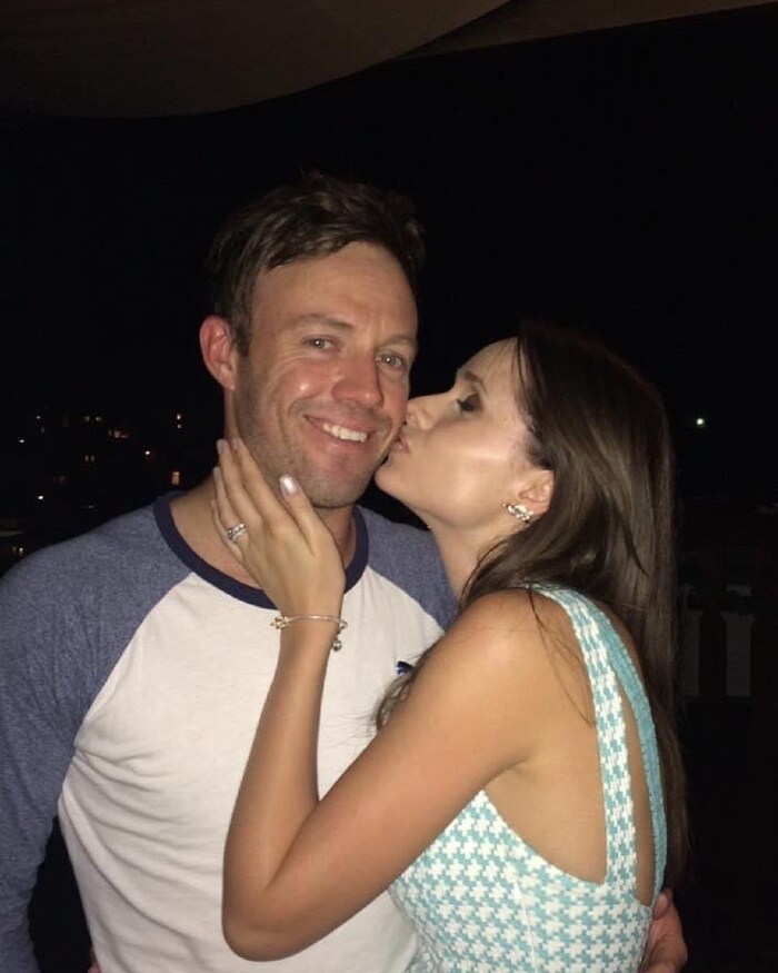 AB de Villiers proposed to his girlfriend Danielle Swart at the Taj ...