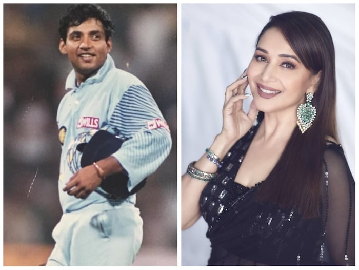 Ajay Jadeja Madhuri Dixit incomplete love story Cricketer Royal Family ...