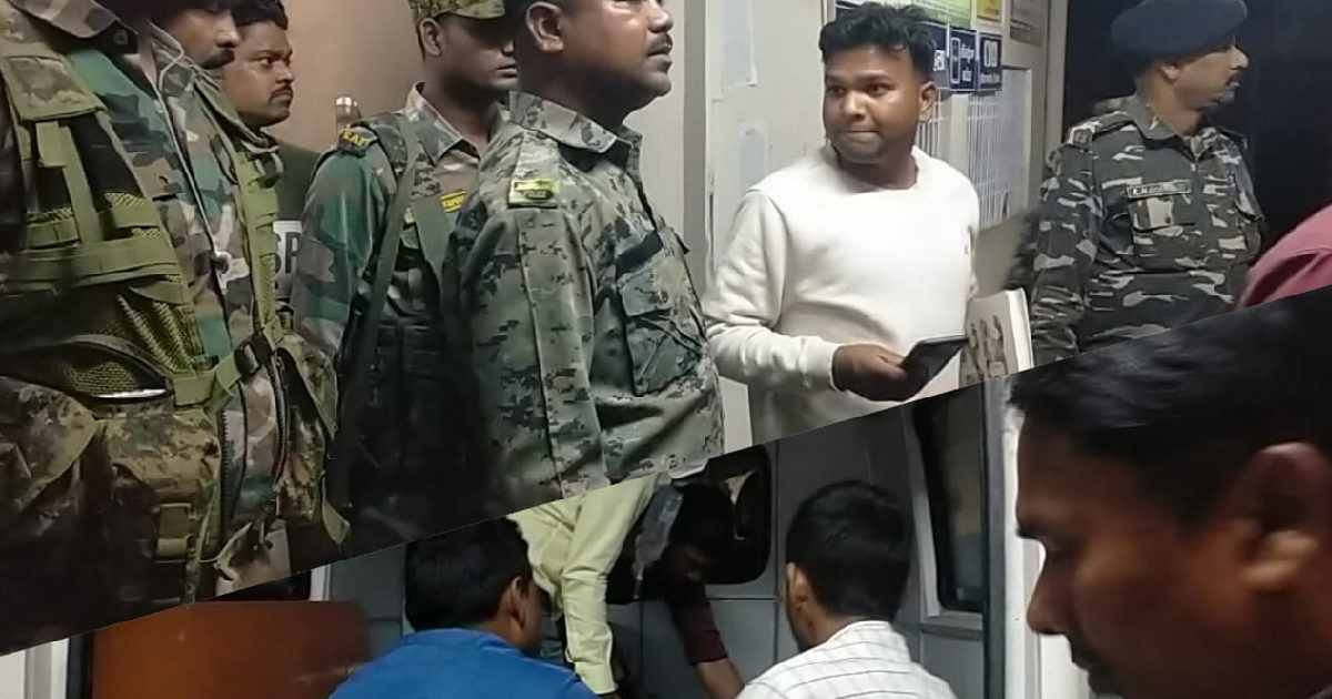 Criminals snatched pistol of Giridih Jail constable and shot him four times sipahi fell down ...