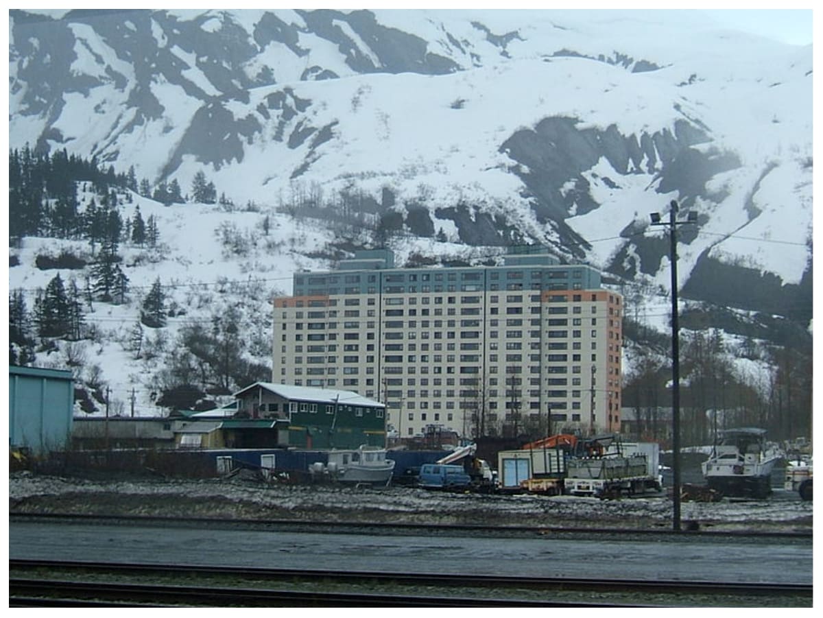 America whittier alska begich towers city in one 14 floor building ...