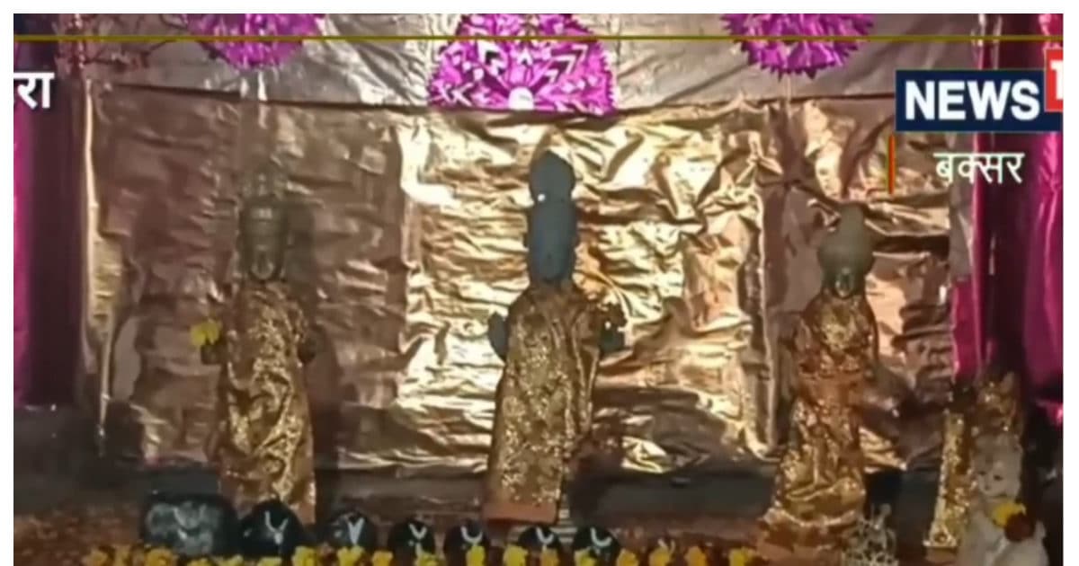 Buxar district administration opens temple gate closed for 3 years ...