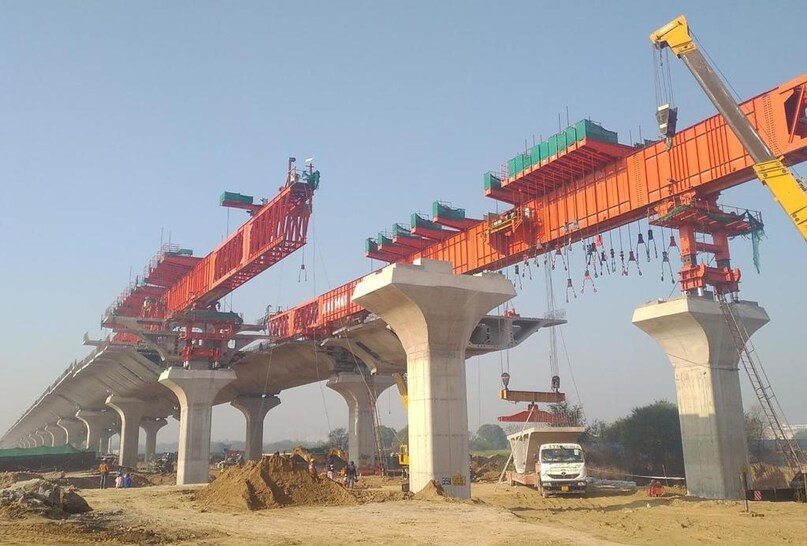 Dwarka expressway india first urban elevated expressway 8 lanes with ...