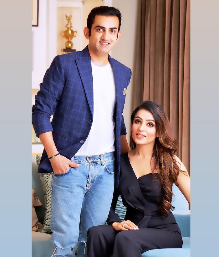 Gautam Gambhir Married to fathers friend daughter Natasha Jain On One ...