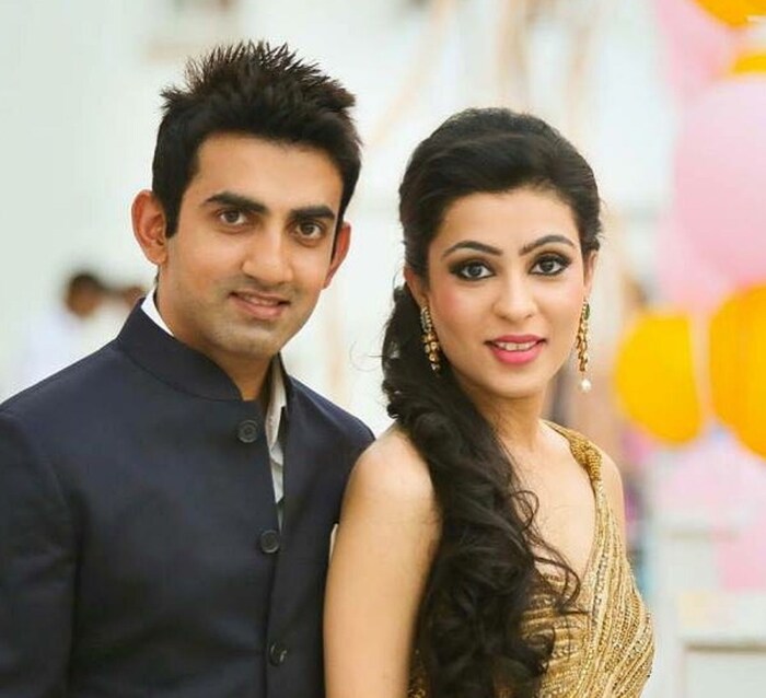 Gautam Gambhir Married to fathers friend daughter Natasha Jain On One ...
