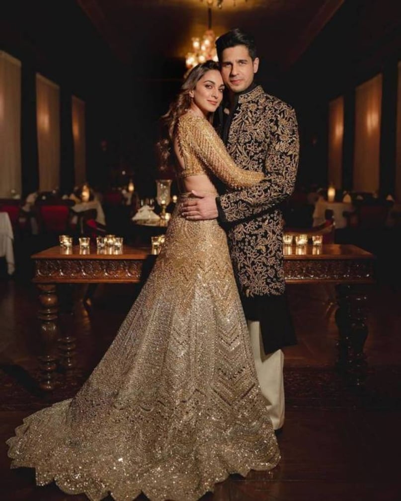 Sidharth Malhotra and Kiara Advani looked gorgeous in their Sangeet ...