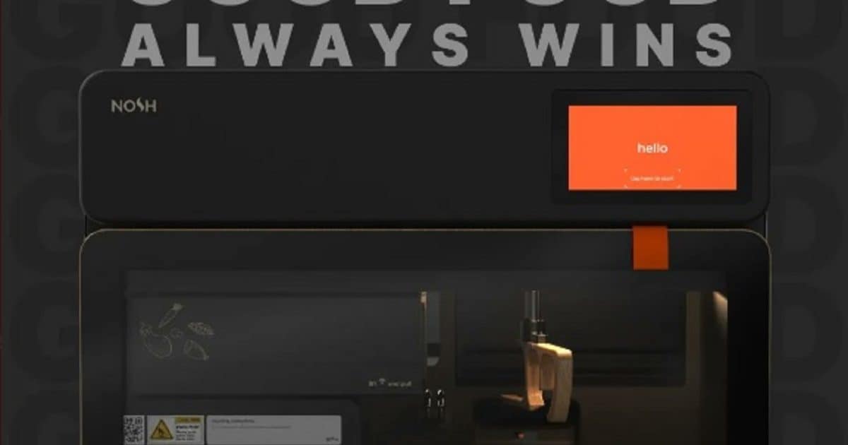 Artificial intelligence based cooking robot nosh helps in kitchen make ...