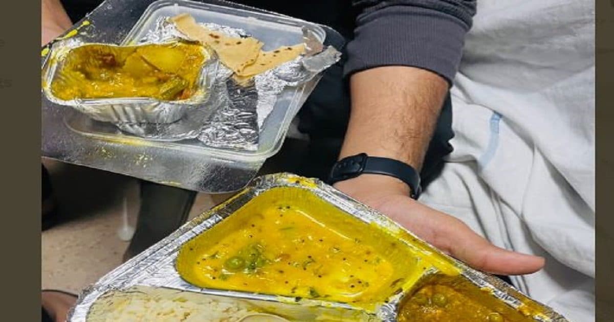 Woman passenger tweet complains bad quality food in train irctc ...