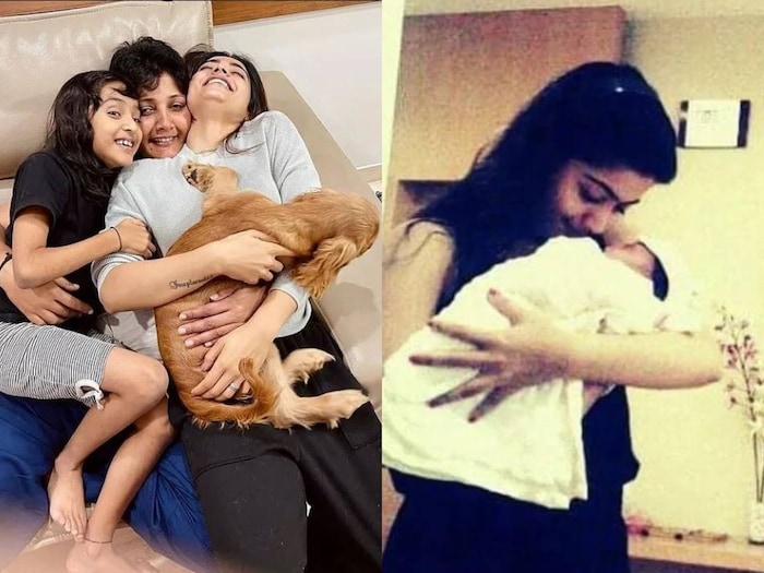 Rashmika Mandanna younger Sister Shiman Mandanna More Cuter than Pushpa ...