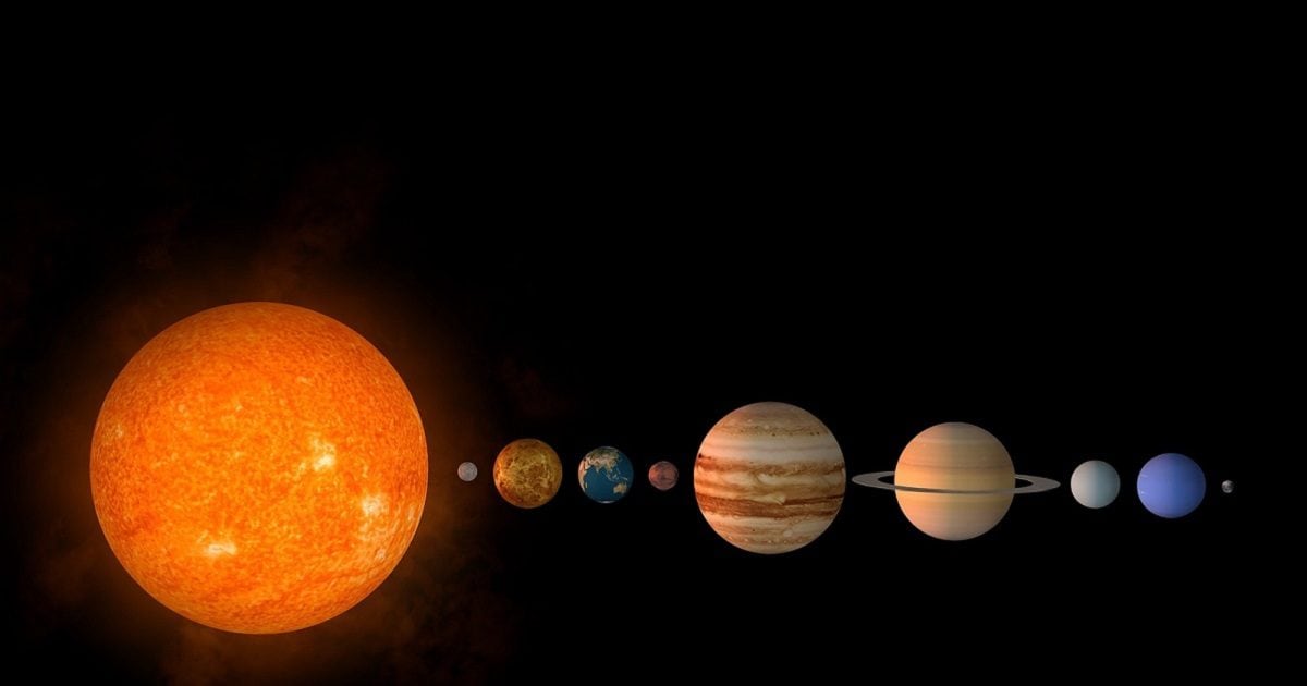 Four classes of planetary systems know to which our solar system belong ...