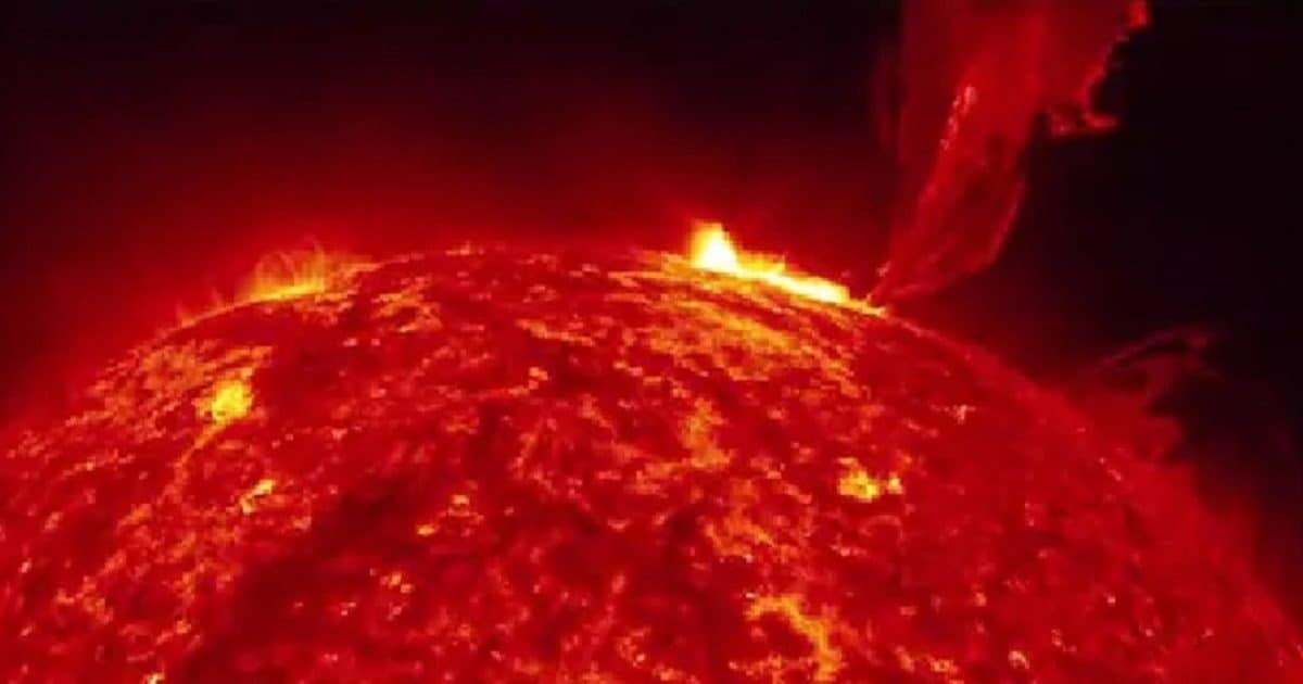 Part of Sun is broken Polar Vortex on North Pole of Sun gives this ...