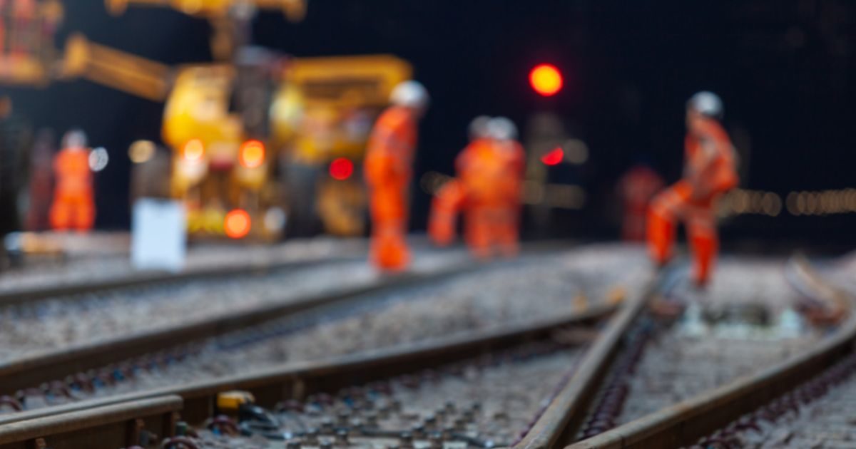 The V shaped track on the railway track is very useful, it is not a ...