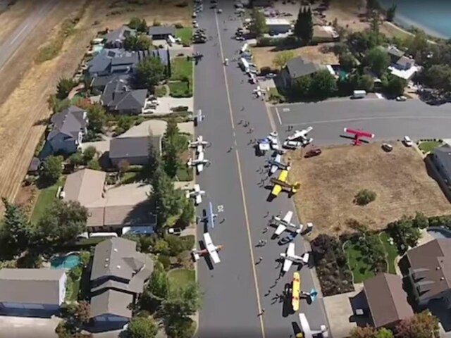 Everyone has a plane in this town cameron airpark california fly in ...