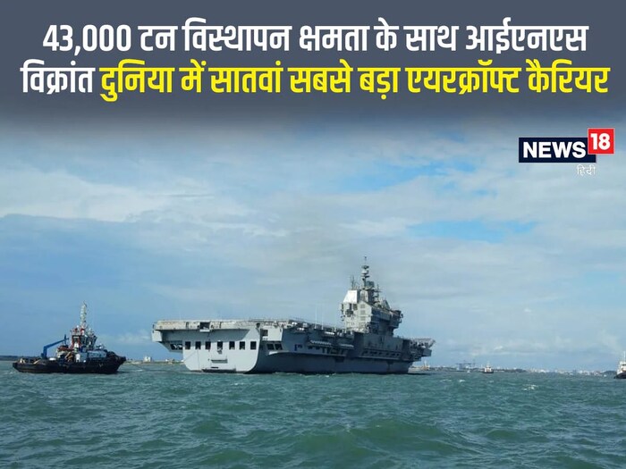 Indian navy aircraft carrier ins vikrant fighter jet france rafale m or ...