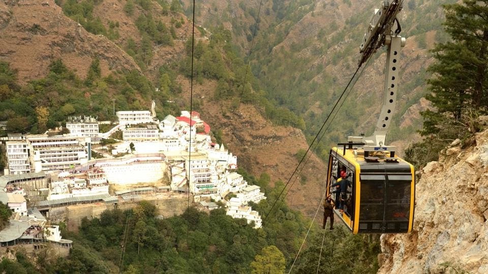 Katra to Vaishno Devi Bhawan yatra ropeway will completed in 6 minutes ...