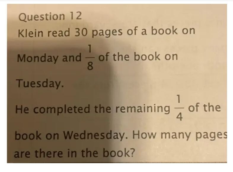 Maths Question Viral class 5th tricky math question viral on reddit no ...