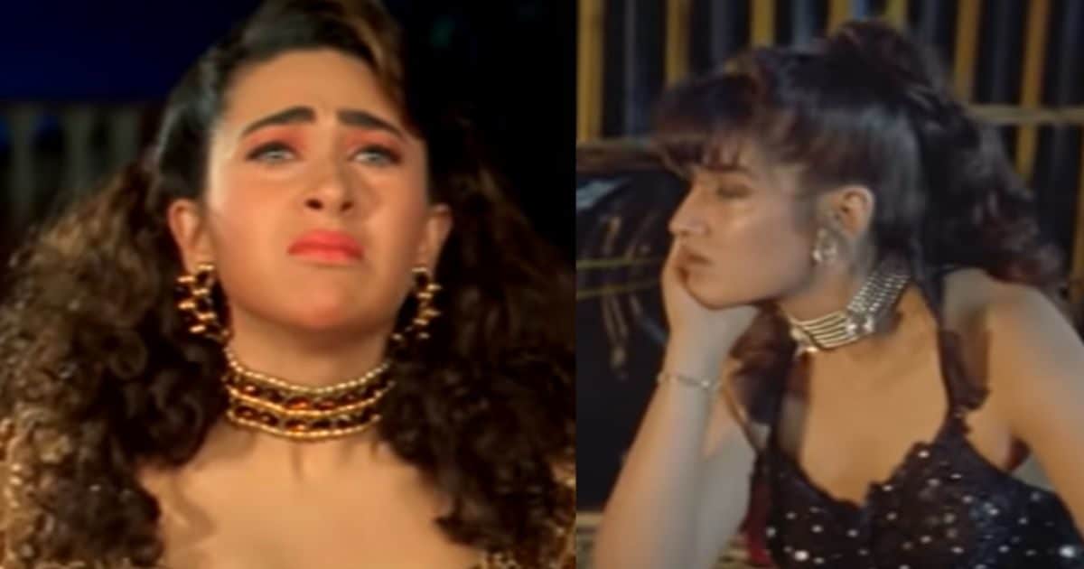 When Karisma Kapoor Raveena Tandon indulged in ugly catfight for Ajay ...