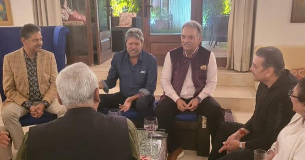 Photo Of The Day Ravi Shastri Sunil Gavaskar Madan Lal and others visit ...