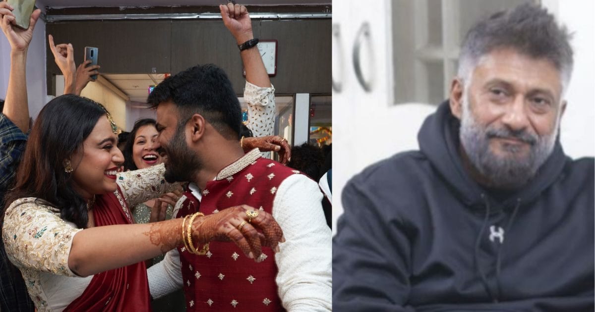 Swara bhaskar fire on vivek agnihotri shares her court marriage photos ...