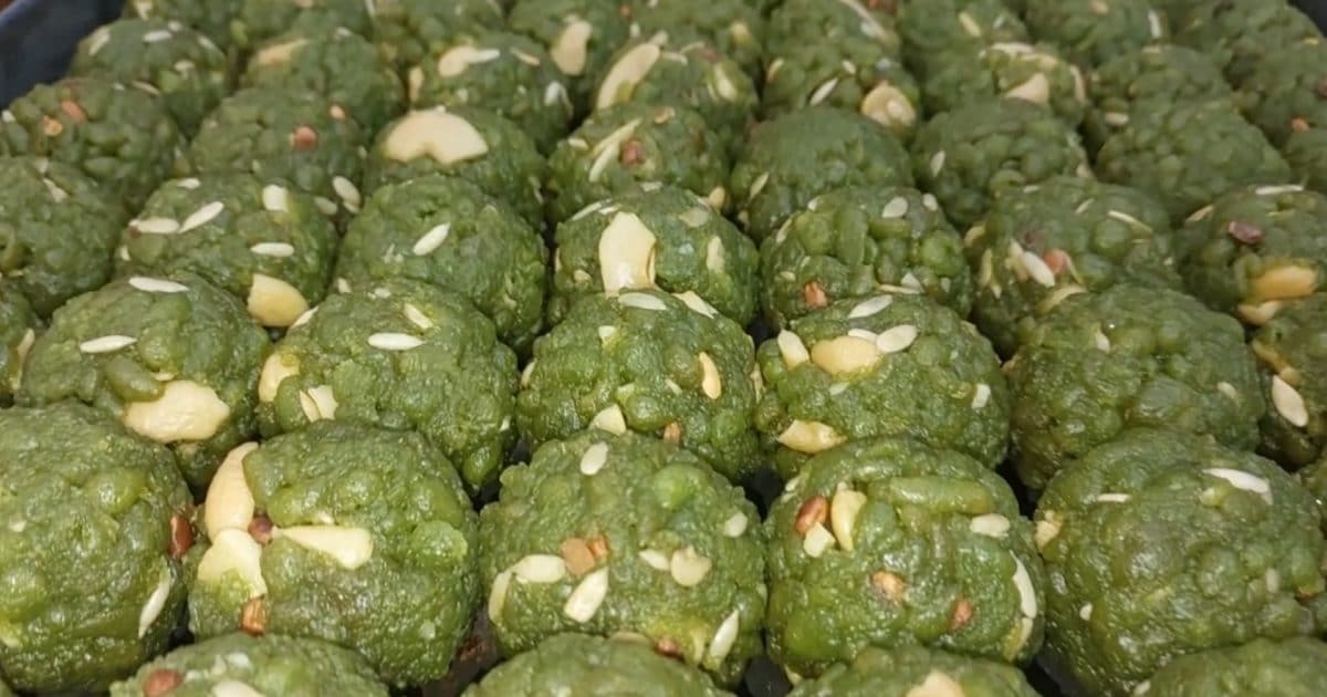 Green laddu famous in lucknow during holi festival check test of ...