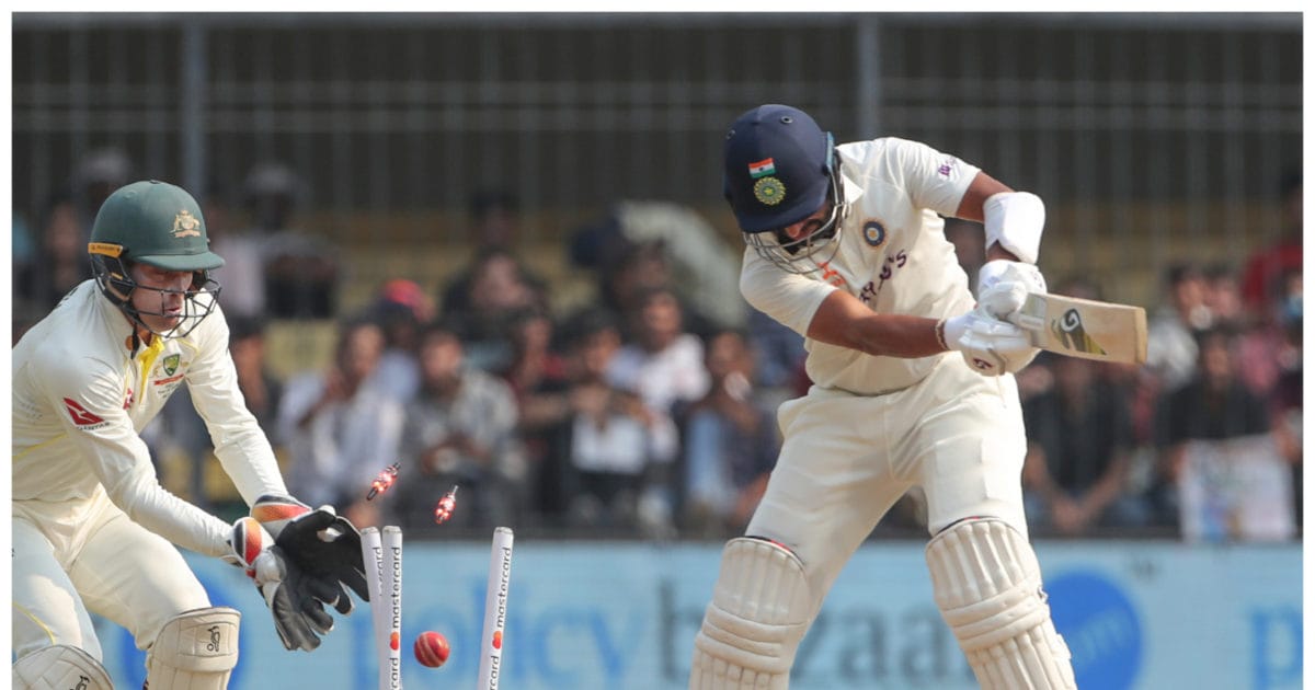 Team india struggles on turning pitch ind vs aus indore test as spinner ...