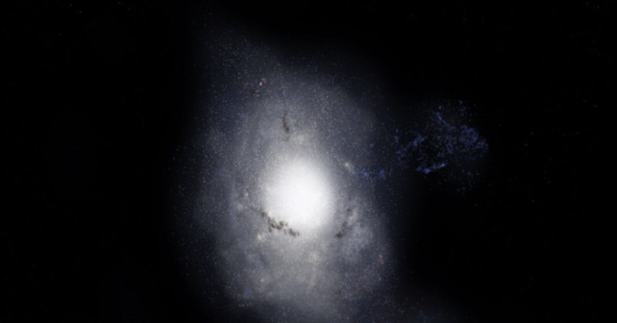 Lonely Galaxy found far away with indications of galaxy Cluster due to ...