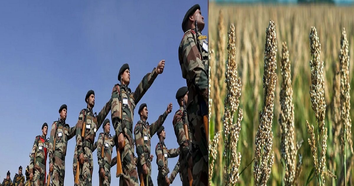Indian Army में 50 साल बाद सैनिकों को राशन में म‍िलेगा देसी अनाज, इससे ...