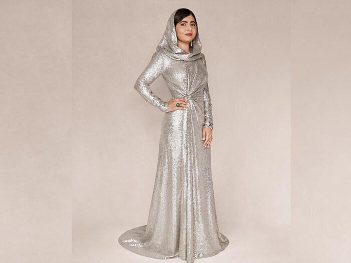 Malala Yousafzai Oscar outfit who designed her glittering dress ralph ...