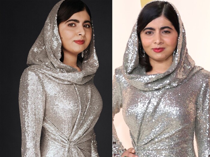 Malala Yousafzai Oscar outfit who designed her glittering dress ralph ...