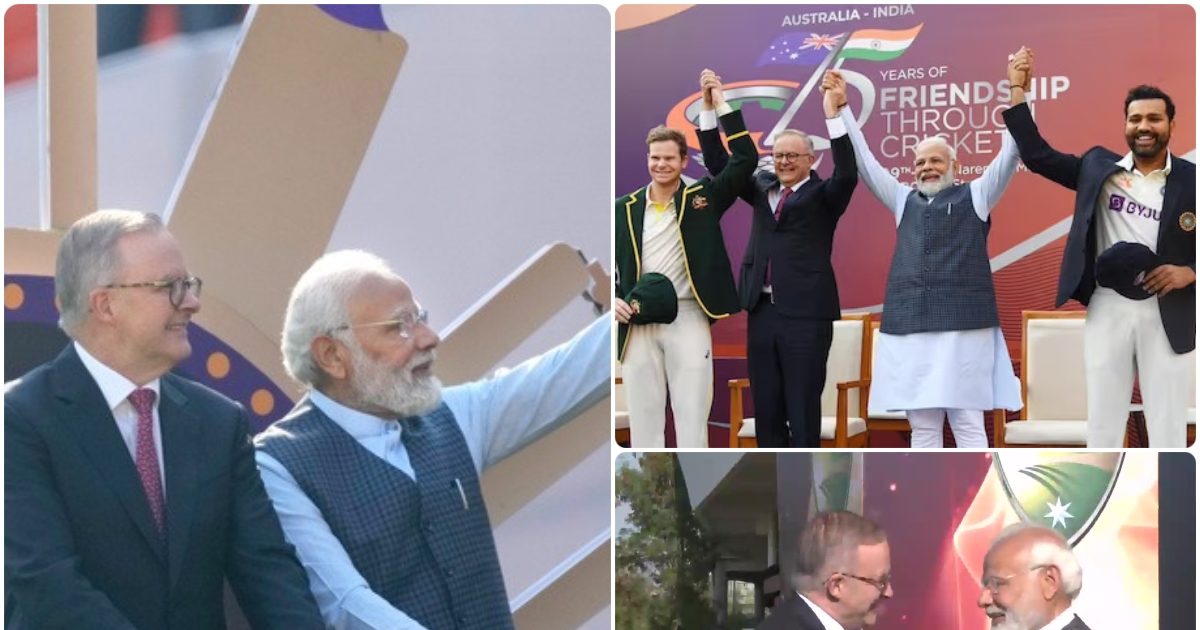Pm narendra modi took anthony albanese on narendra modi stadium tour ...